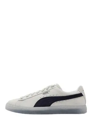 PUMA Suede Translucent Low Top Sneakers - White/black