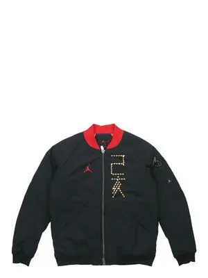 JORDAN Bomber Jacket - Black/red