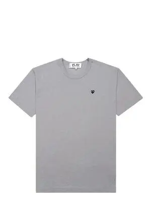 Play Comme Des Garcon Mini Heart Logo Tee - Grey