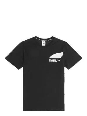 PUMA Fendi Crossover Round Neck Short Sleeve - Black