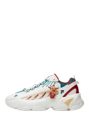 FILA Ade Xms Low Top Sneakers - White/dark Green/red