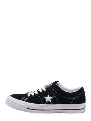 CONVERSE One Star Low Top Suede Sneakers - Black/white