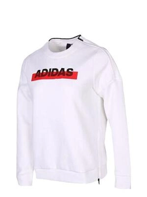 Adidas Logo Crewneck Pullover - White