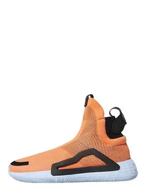 Adidas N3xt L3v3l High Top Athletic Sneakers - Orange