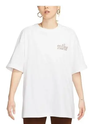 Nike Bear Graphic Oversized T-shirt - White