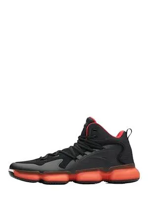 ANTA X Nasa Seeed 60th Anniversary High Top Basketball Sneakers - Black/white/red