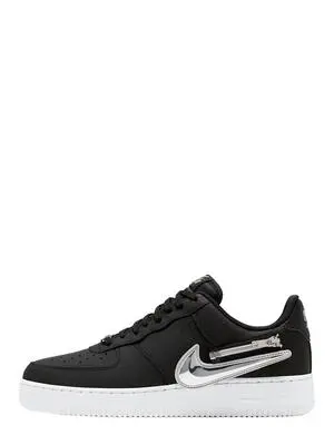 Nike Force 1 '07 Premium "silver Swoosh" Sneakers - Black