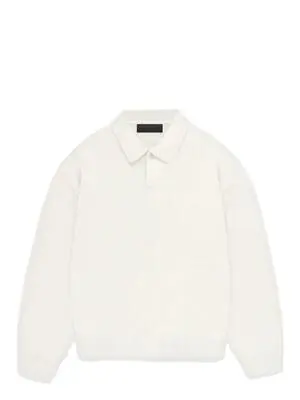 Fear Of God Fw23 Knit Polo - Cloud Dancer