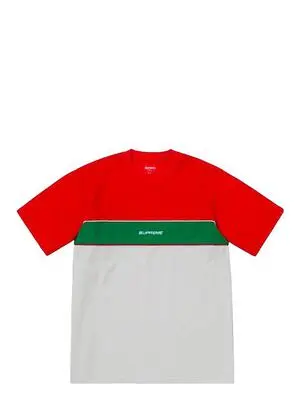 Supreme Ss19 Piping Practice Ss Top Logo Tee - Red