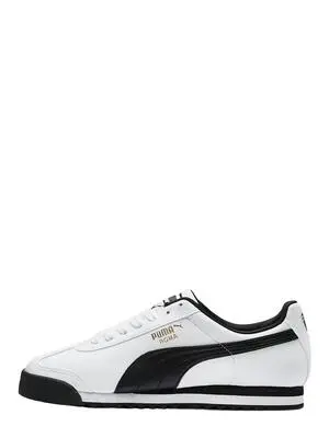 PUMA Roma Basic Low Top Sneakers - White/black