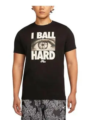 Nike Dri-fit Graphic Basketball T-shirt Asia Sizing - Black