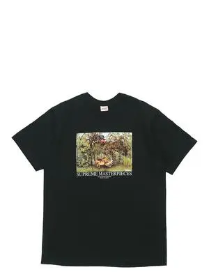 Supreme Ss20 Week 1 Masterpieces Tee Landscape Printing Short Sleeve - Black
