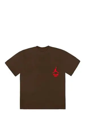 TRAVIS SCOTT Cactus Jack X Jordan Tee 'brown - Tan