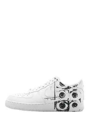 Nike X Supreme X Comme Des Garcons Air Force 1 Low "eyes - White