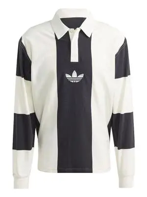 Adidas Originals Hack Rugb Polo T-shirts 'white Black - White/black