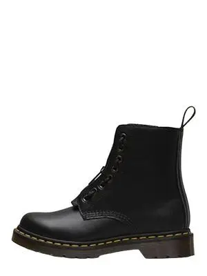 Dr. Martens 1460 Pascal Front Retro High Top Boots - Black