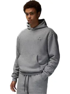 JORDAN Air Jordan Logo Popover Hoodie 'grey' Grey