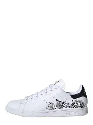 Adidas Stan Smith 'floral White' Sneaker - Black And White