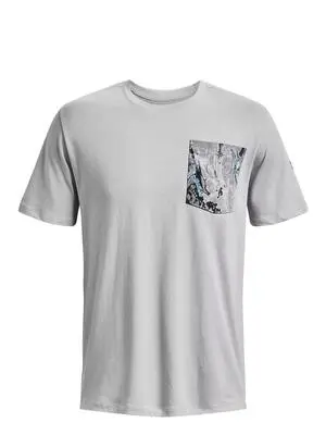 Under Armour Printed Pocket T-shirt - Light Grey