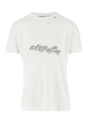 Off-White Ss21 Logo Printing Round Neck Short Sleeve Ordinary Version - White