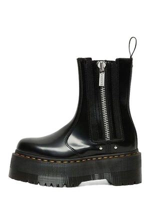 Dr. Martens 2976 Max Leather Platform Chelsea Boots - Black