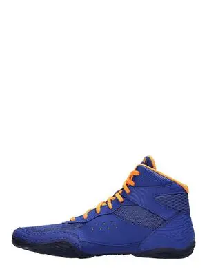 Asics Matflex 7 High-top Athletic Sneakers - Dark Cobalt/orange Pop