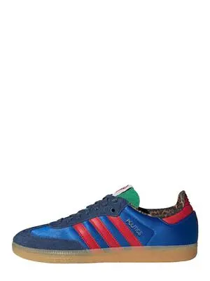 Adidas X Sneaker Politics Samba 'consortium Cup' Sneakers - Blue Bird/better Scarlet/dark Slate