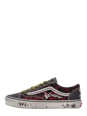 VANS Stranger Things X Style 36 'hellfire Club' Sneakers - Black/red