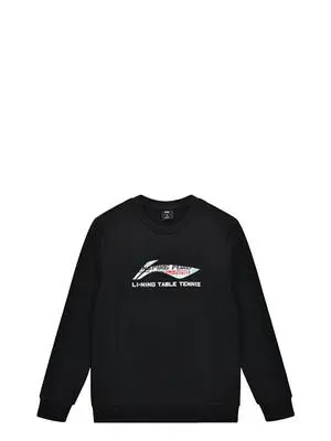 LI-NING Graphic Table Tennis Sweatshirt 'black - Black/multi-color