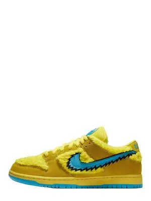 Nike X Grateful Dead Sb Dunk Low Sneakers - Yellow/blue
