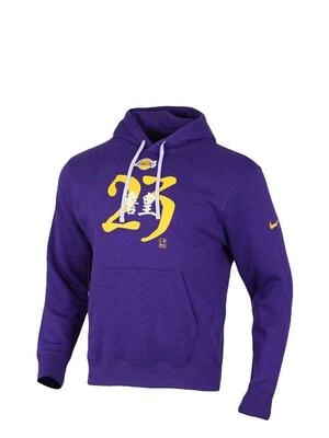 Nike Lakers Lebron James Graphic Hoodie - Purple