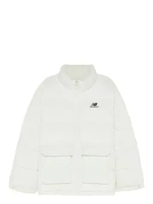 NEW BALANCE Short Down Jacket - White/black