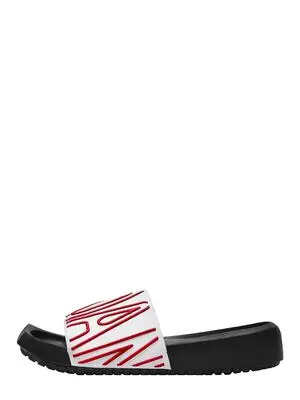 JORDAN Air Nola Slide - Black/white/red