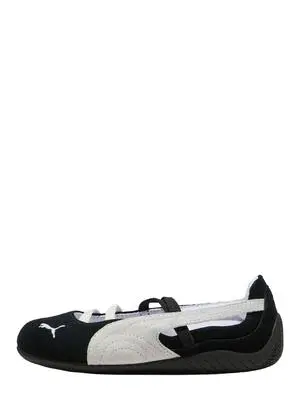 PUMA Speedcat Ballet Suede Flats - Black/white