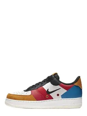 Nike Force 1 Low Prm Sneakers - Yellow/white/blue