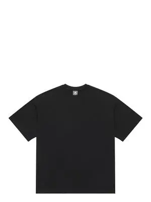 NEW BALANCE New Balance Linear Heritage Brushed Back Jersey Oversized T-Shirt Black