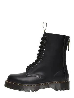 Dr. Martens 1490 Bex Zip Leather Boots - Black