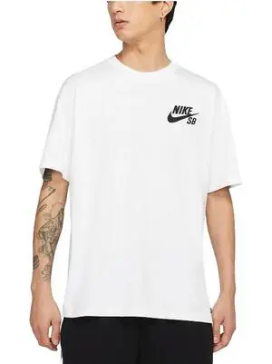Nike Logo T-shirt 'white - White/black