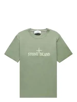 Stone Island Stitches Two T-shirt - Sage