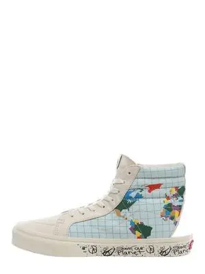 VANS Save Our Planet X Sk8-hi Reissue High Top Sneakers - White