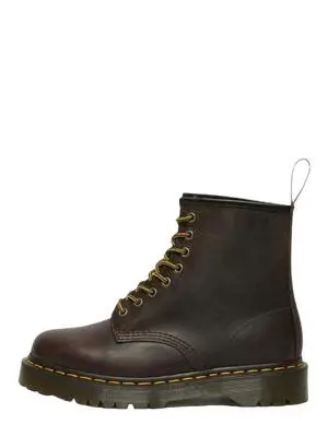 Dr. Martens 1460 Bex Crazy Horse Leather Lace Up Boots - Dark Brown