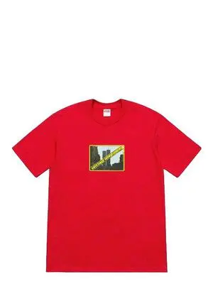 Supreme Ss19 Greetings Tee Short Sleeve - Red