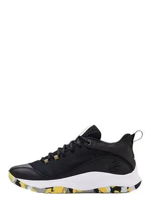 Under Armour Curry 3z5 Low Top Basketball Sneakers - Black/white/yellow