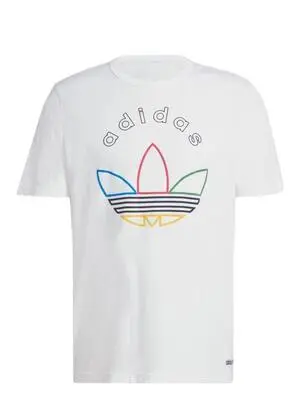 Adidas Graphic T-shirt Asia Sizing 'white - Cloud White
