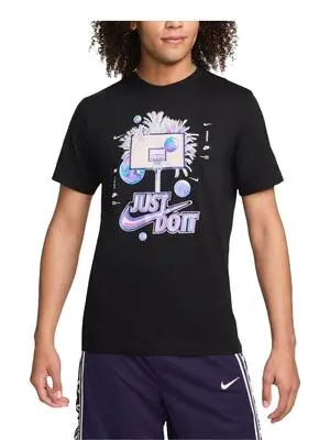 Nike Basketball Graphic T-shirt Asia Sizing - Black