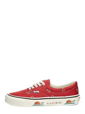 VANS Og Era Lx "paisley Pompeian " Low Top Sneakers - Red