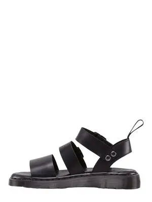Dr. Martens Gryphon Brando Leather Gladiator Sandals - Black