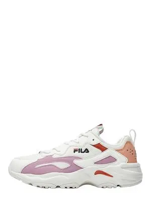 FILA Tracer Casual Sneakers - White/purple