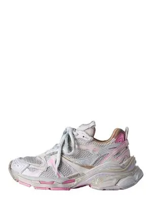 Balenciaga Runner 2.0 Sneakers - White/pink