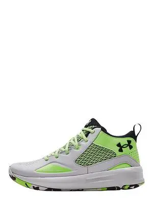 Under Armour Lockdown 5 Athletic Sneakers - Halo Grey/quirky Lime